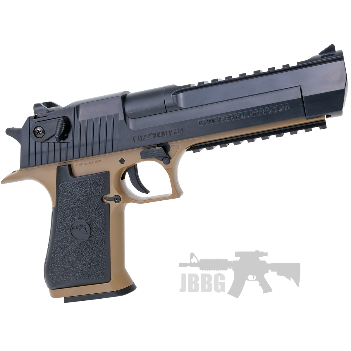 Cybergun Desert Eagle .50 AE Railed Spring Airsoft Pistol