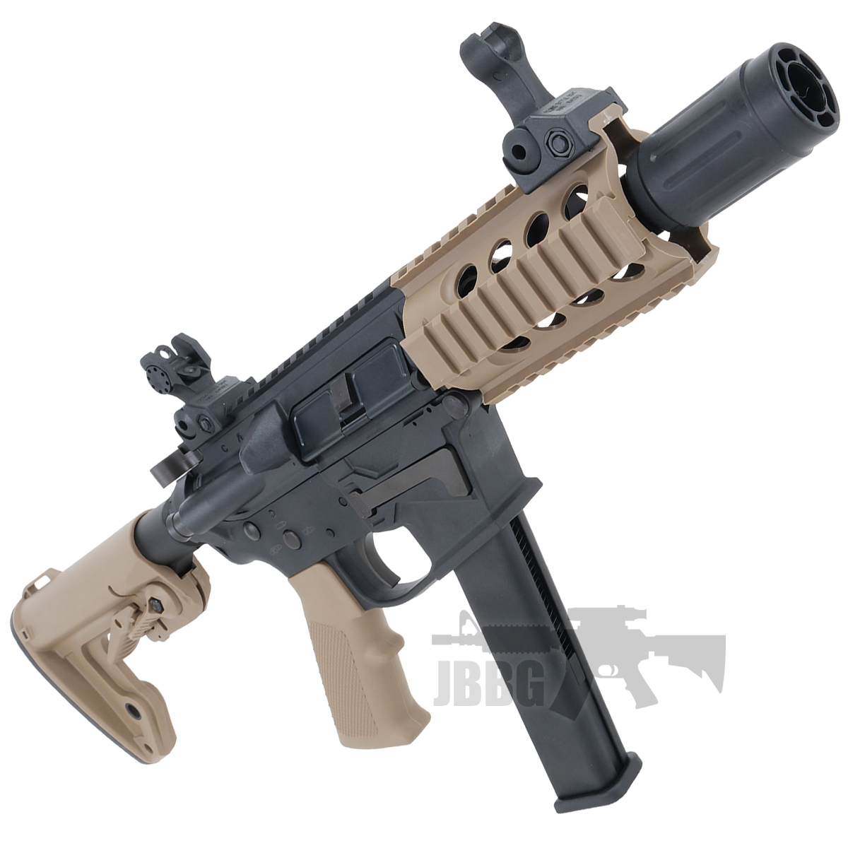 Bulldog TWS 9mm SRB Gas Blowback Lite Airsoft Gun Tan IE
