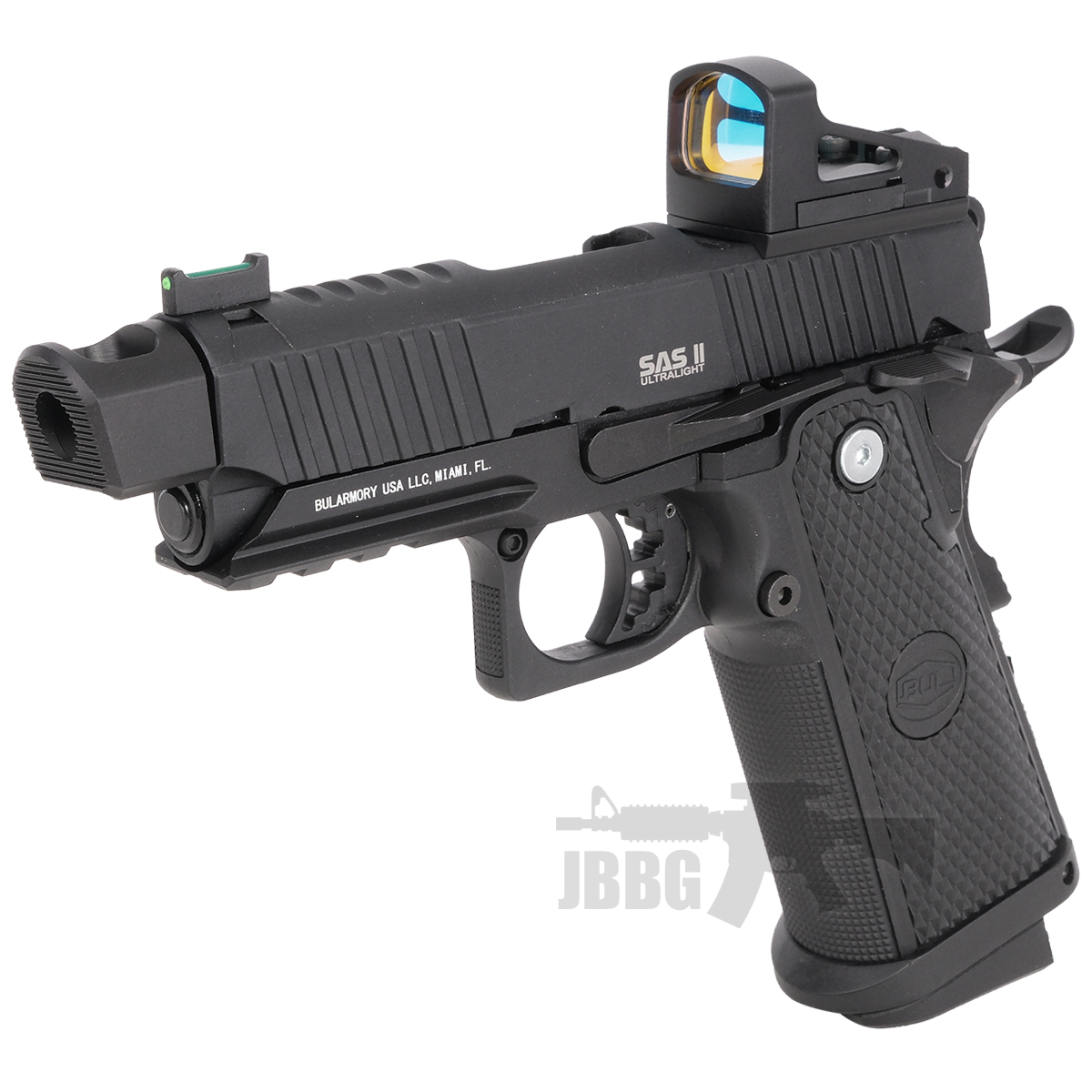 SAS II Ultralight Gas Blowback Airsoft Pistol with MOS