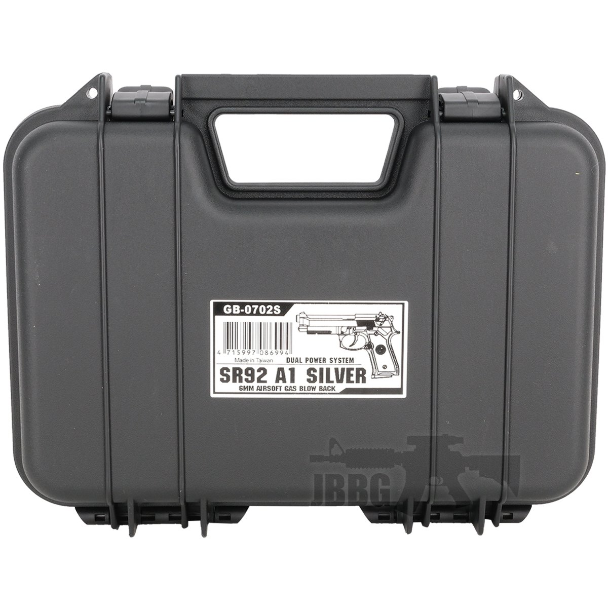 SR-92 A1 Silver Gas Blowback Airsoft Pistol