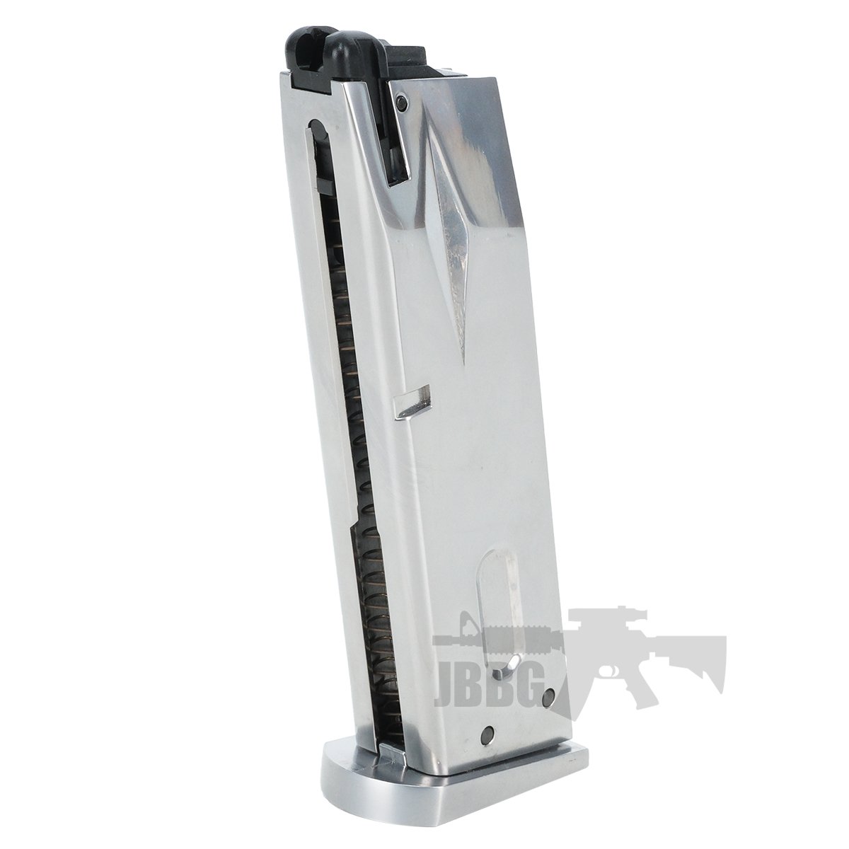 SR-92 A1 Silver Gas Blowback Airsoft Pistol