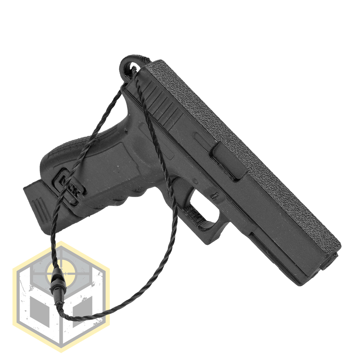 Glock 19 Gen5 EX Mag Pistol Christmas Tree Decoration Black